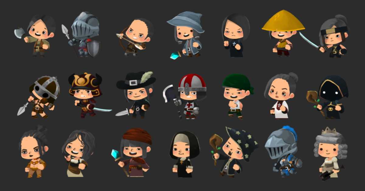 2D SD Character Human Pack | 2D キャラクター | Unity Asset Store