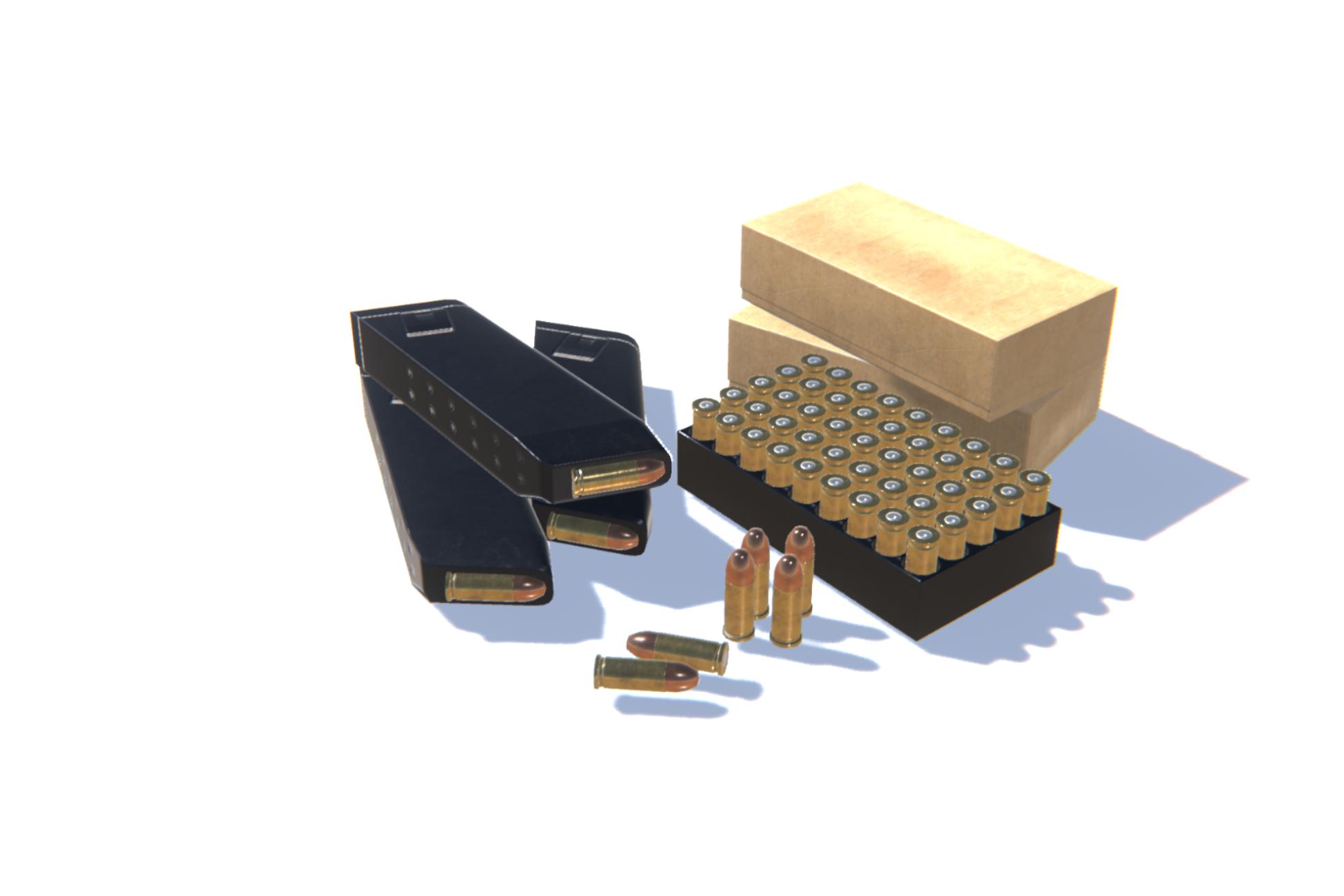 9MM Ammo Pack | 3D 총기 | Unity Asset Store