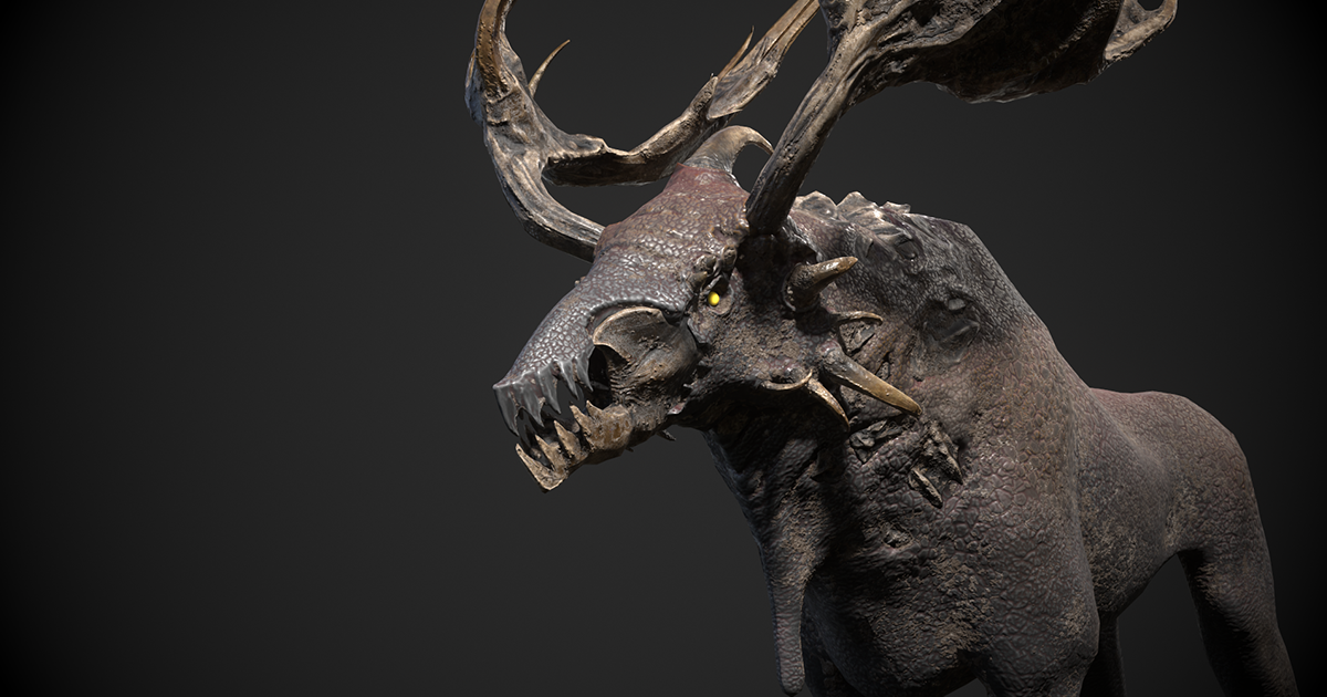 Fantasy Moose | 3D Creatures | Unity Asset Store