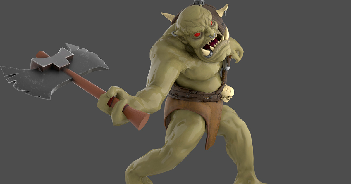 Orc Boss | 3D 생물 | Unity Asset Store