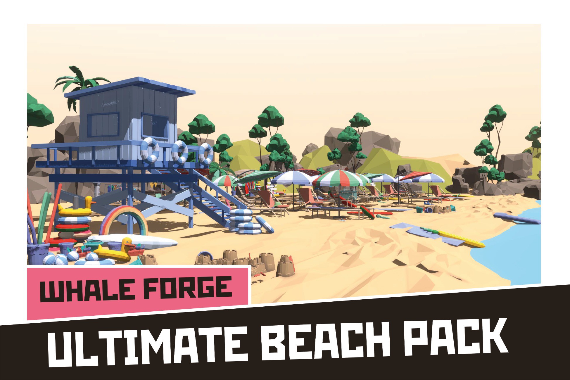 Low Poly Ultimate Beach Pack | 3D Environments | Unity Asset Store