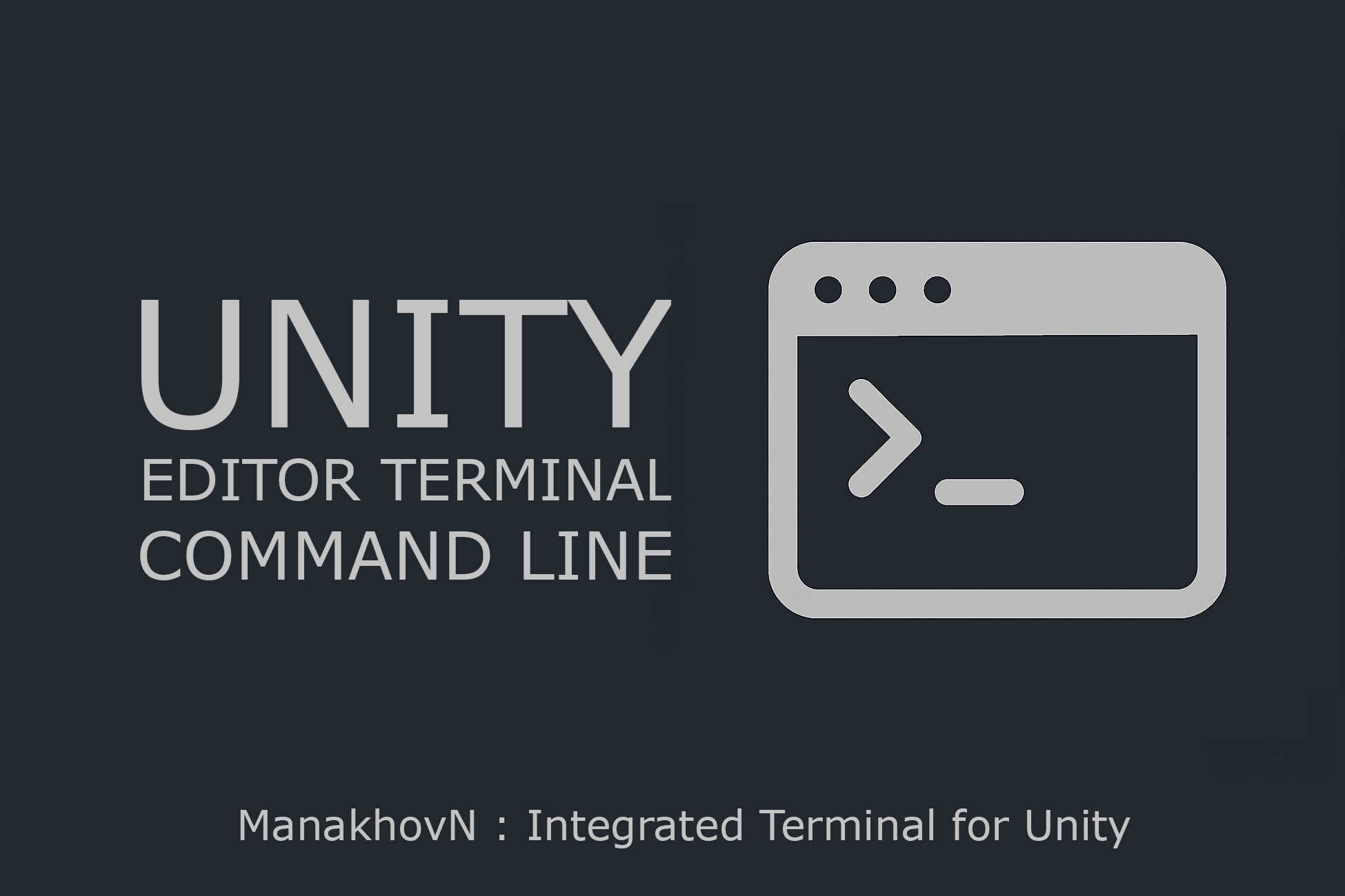 Editor Terminal And Command Line Utilities Tools Unity Asset Store