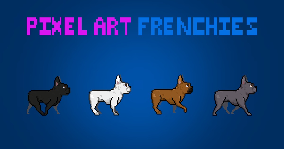 Pixel Art Frenchies | 2D 캐릭터 | Unity Asset Store