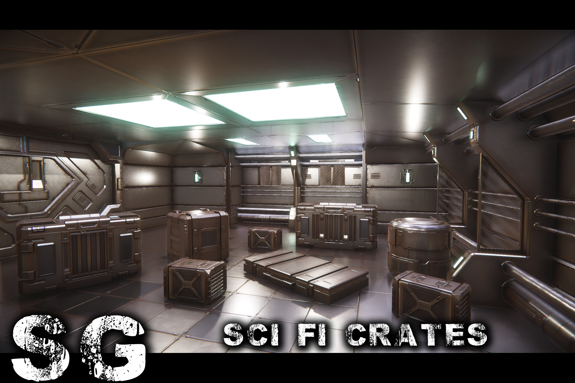Sci Fi Crates - SFMLBT-Lite | 3D Props | Unity Asset Store