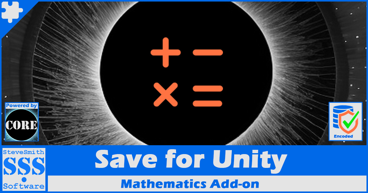Save for Unity - Mathematics Add-on | Utilities Tools | Unity Asset Store