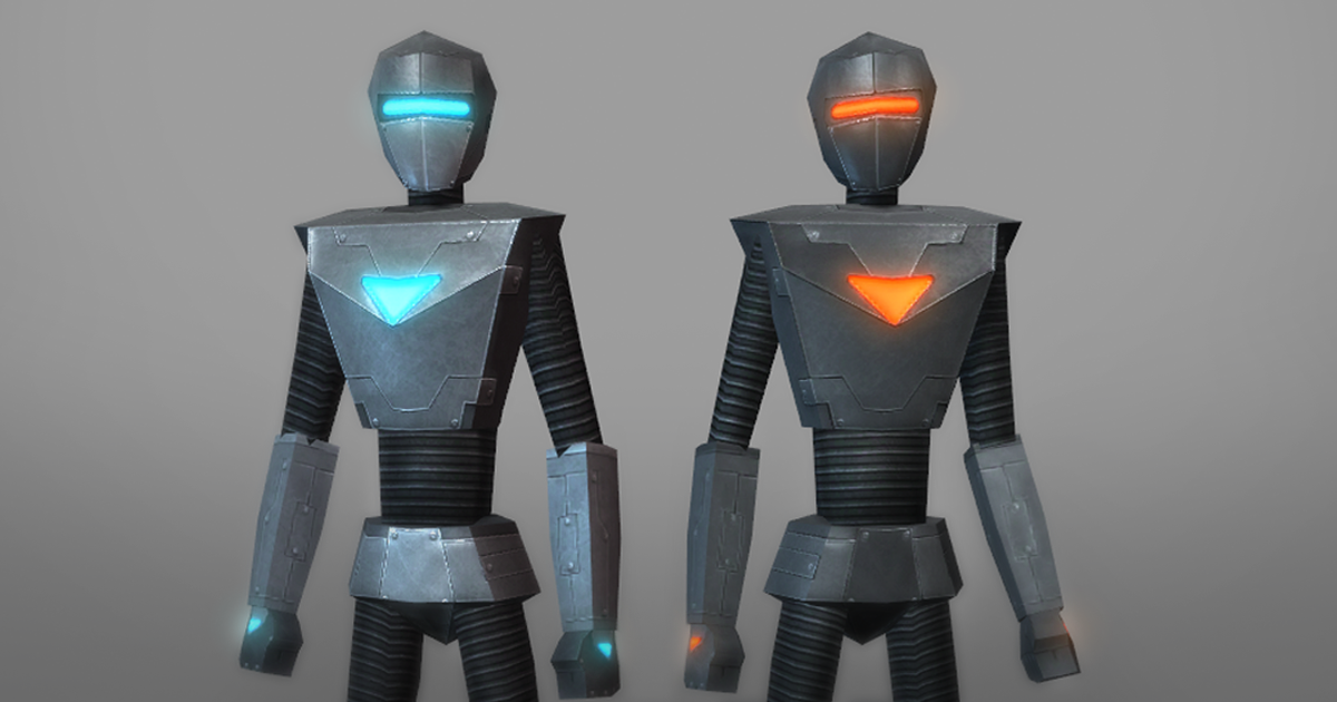 Low-poly Animated Droids | 3D Robots | Unity Asset Store