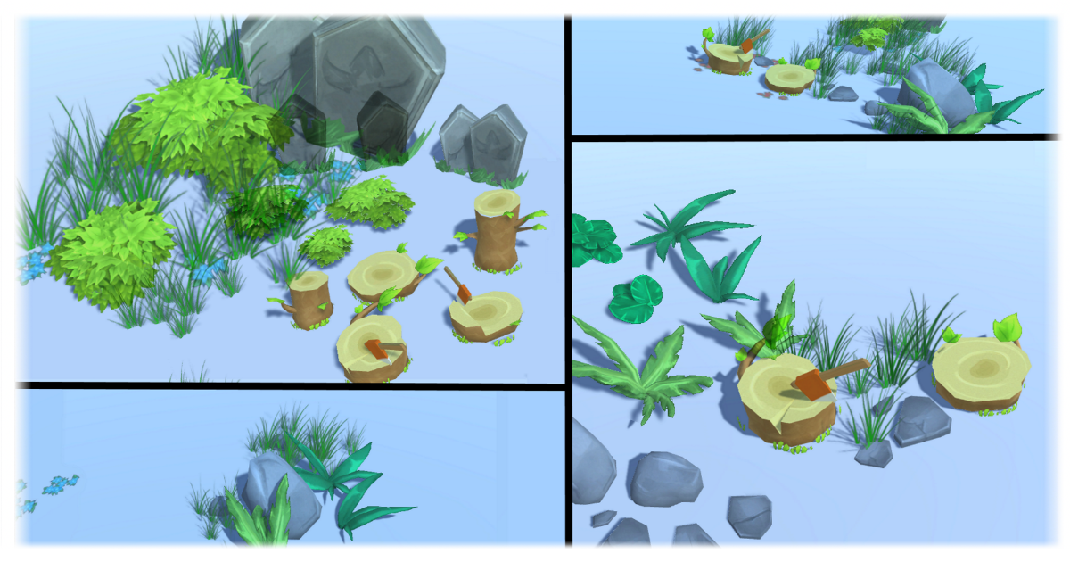 The Cool Lowpoly Cartoon Nature Props | 3D Environments | Unity Asset Store