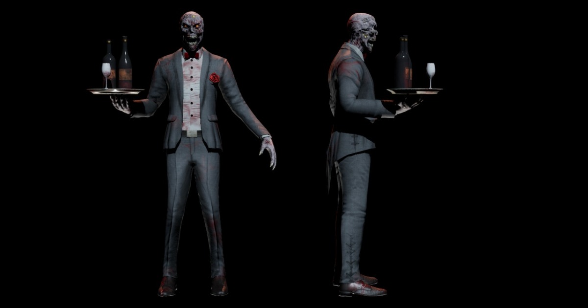 Zombie Waiter | 3D Characters | Unity Asset Store