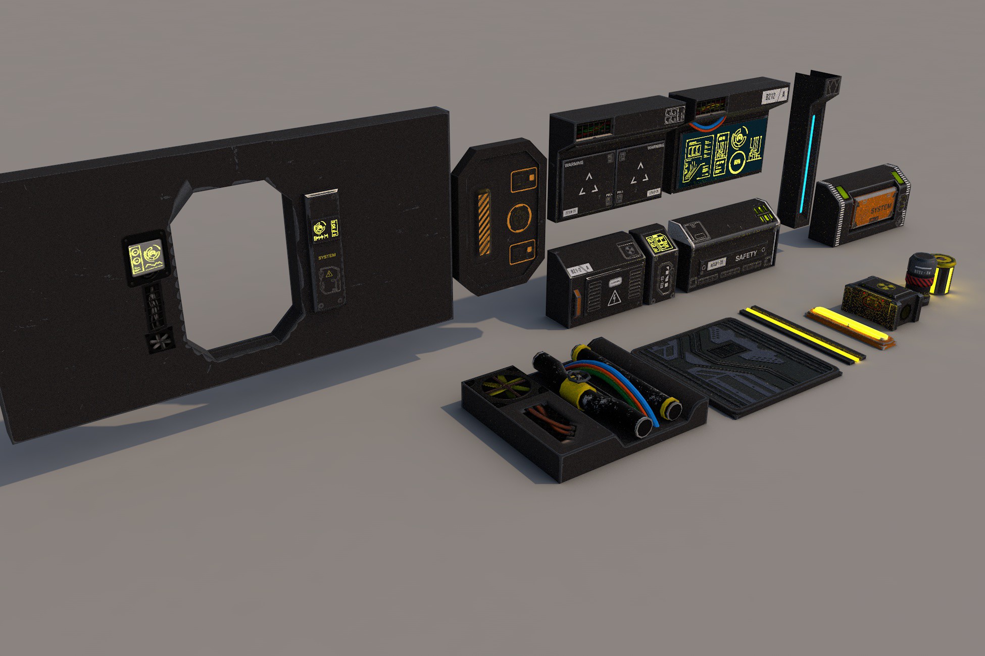 Sci-Fi Corridor 01 | 3D Sci-Fi | Unity Asset Store