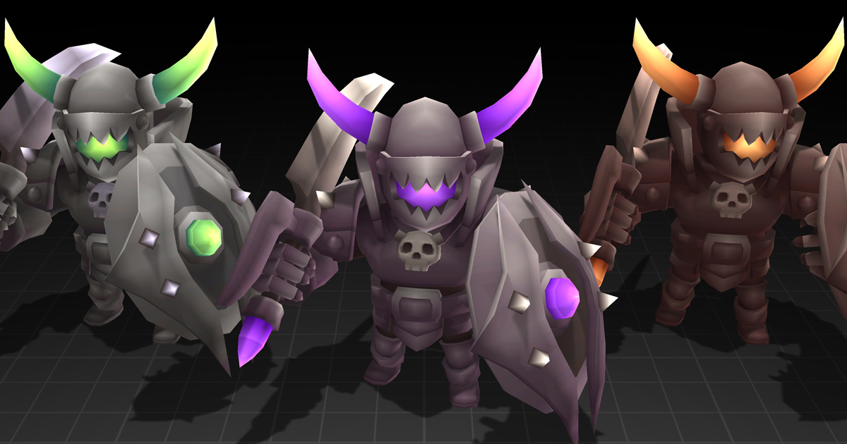 Poly HP - DarkKnight | 3D Creatures | Unity Asset Store