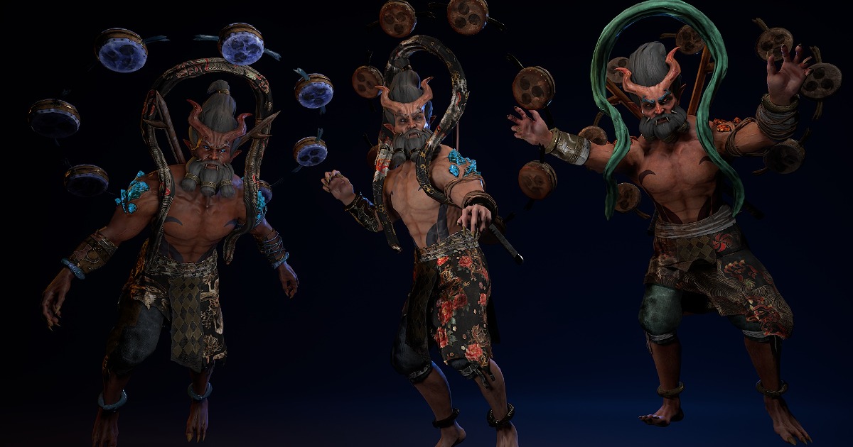 Demon God Raijin 01 | 3D Characters | Unity Asset Store