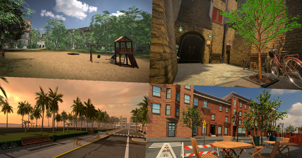 Modular streets - Big Pack Vol.1 | 3D Environments | Unity Asset Store