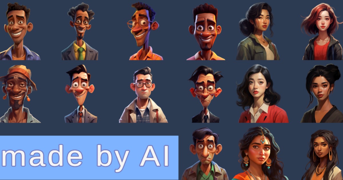 2d portraits cartoon | 2D GUI | Unity Asset Store