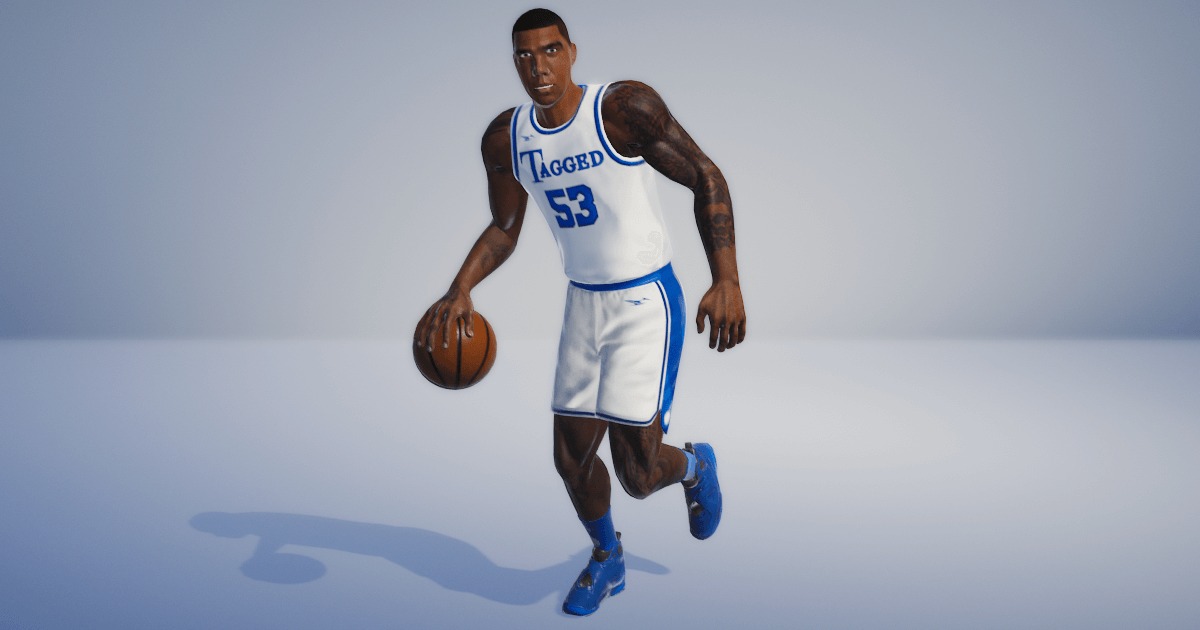 Basket Player Animated | 3D Characters | Unity Asset Store