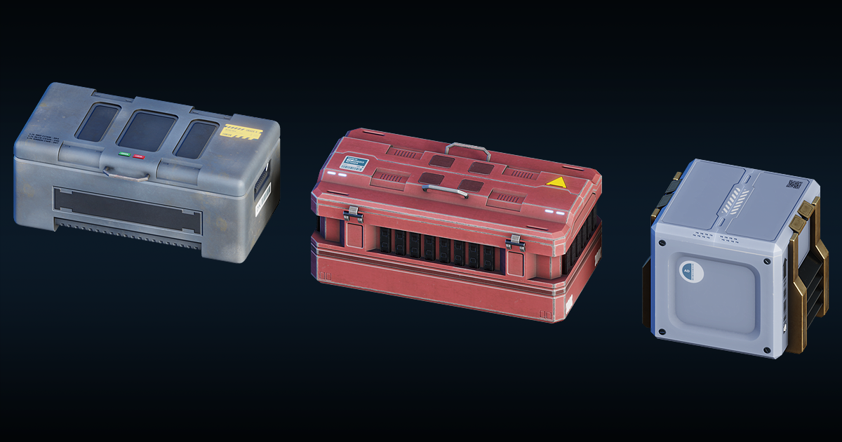 Scifi Boxes | 3D Interior | Unity Asset Store