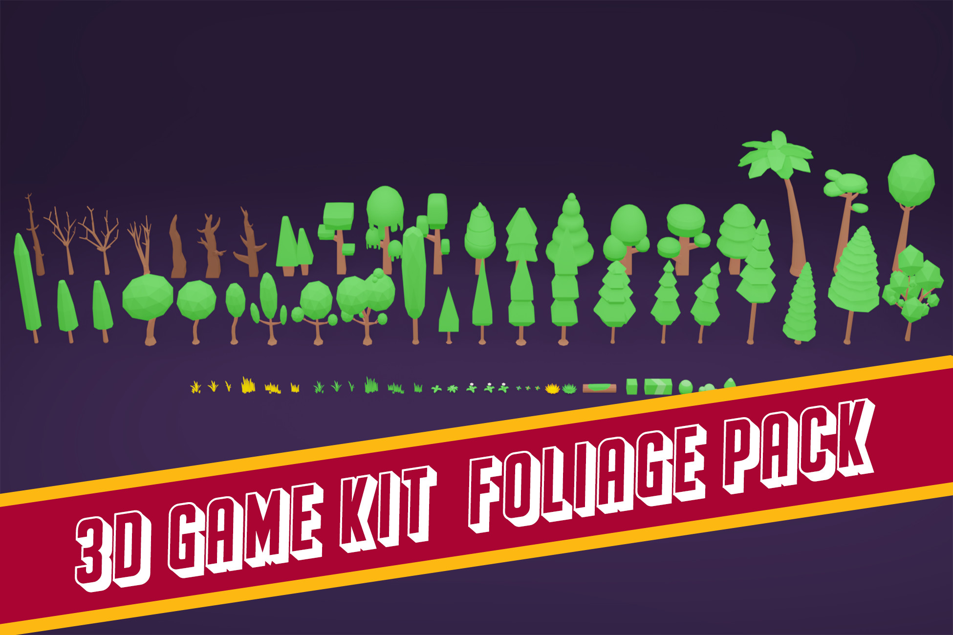 3D Game Kit-Foliage Pack | 3D Landscapes | Unity Asset Store