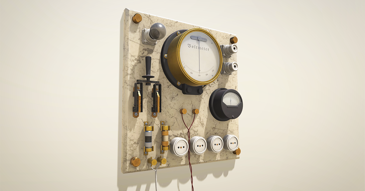 Vintage Electrical Stuff | Electrical Panel | 3D Electronics | Unity ...