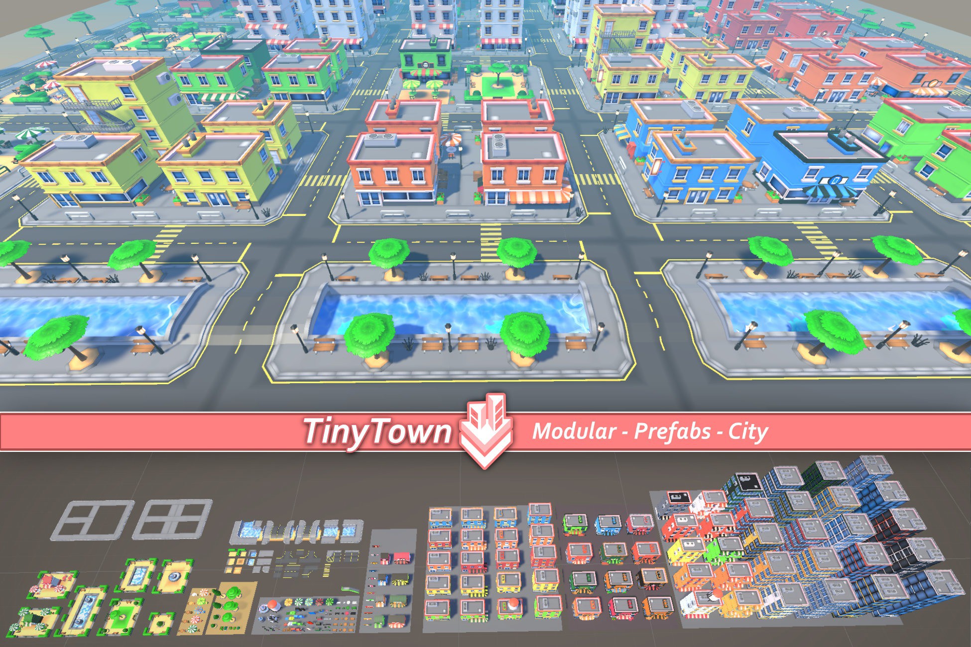 TinyTown - CityPack | 3D Urban | Unity Asset Store