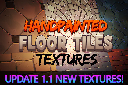 Handpainted Floor Tiles Textures | Unity AssetStore Price down information