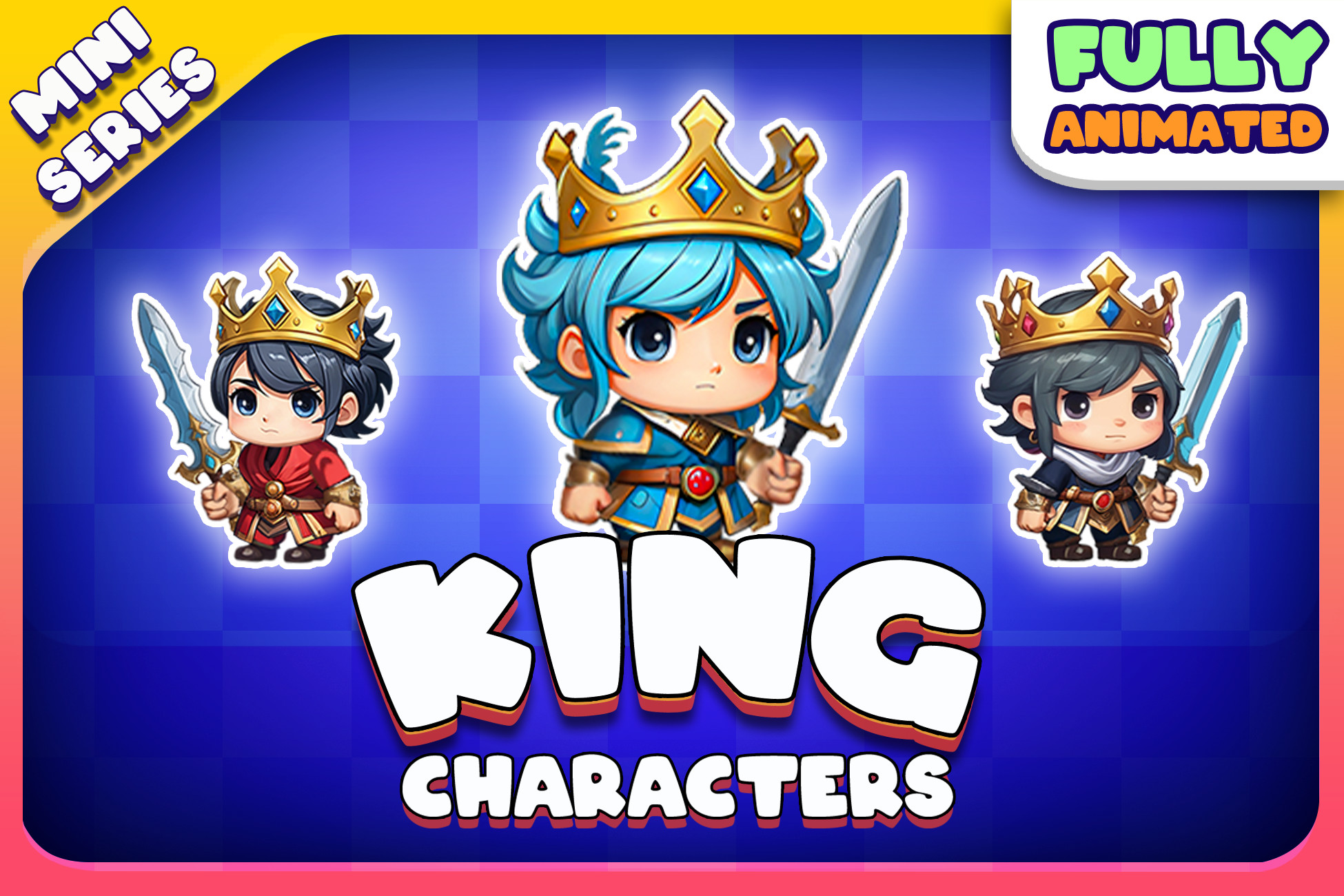King 2D Animated Character (Spriter) | 2D キャラクター | Unity Asset Store