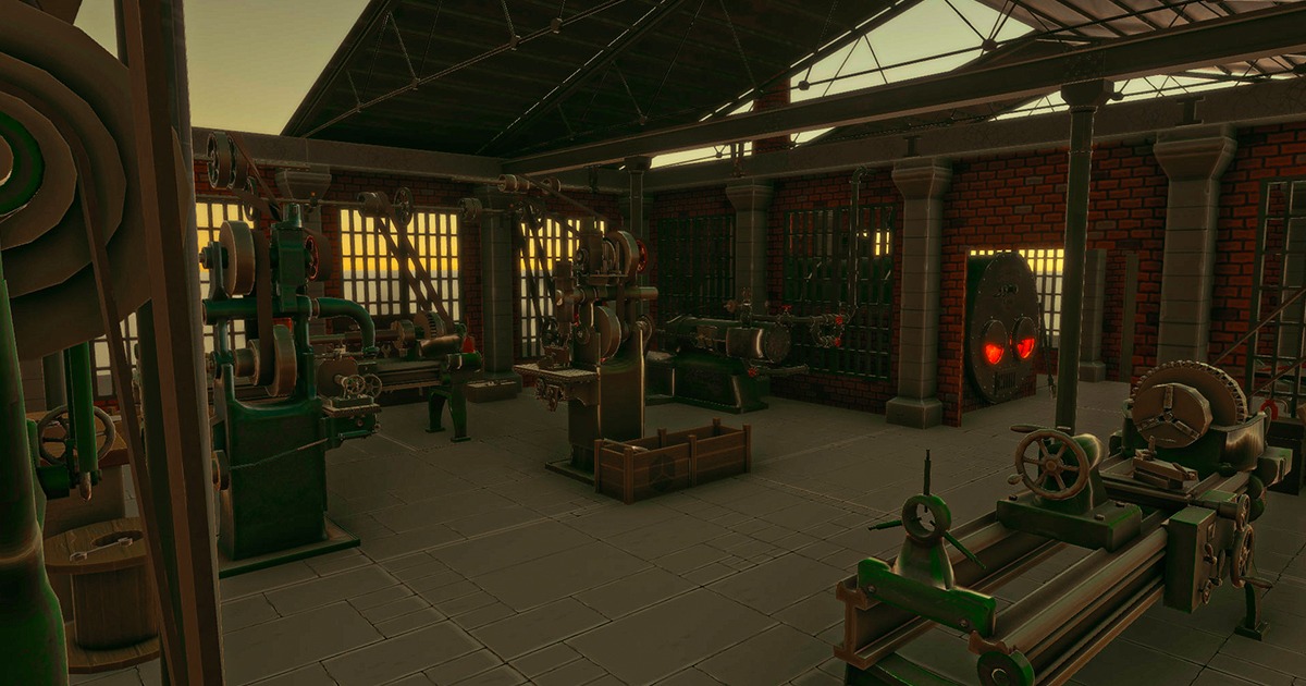 Steam Powered Factory | 3D Industrial | Unity Asset Store