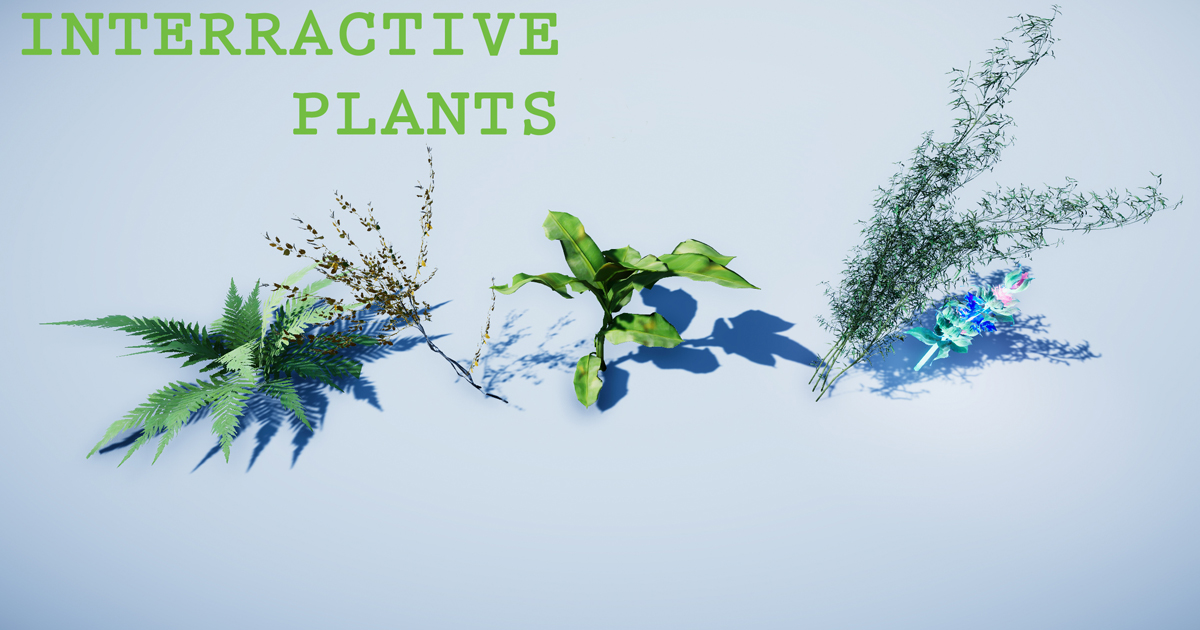 interactivePlants | 3D Vegetation | Unity Asset Store