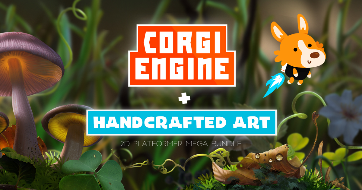 Corgi Engine + Handcrafted Art - 2D Platformer Bundle | Systems | Unity Asset Store
