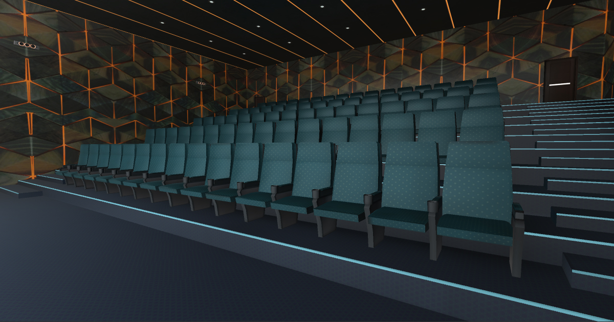 Cinema Hall 07 | 3D Interior | Unity Asset Store