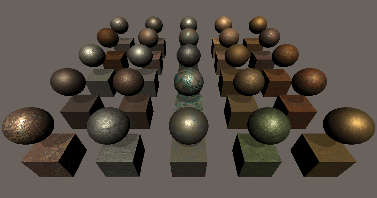 75 Metal Materials Ready, Volume. 5 | 2D Metals | Unity Asset Store