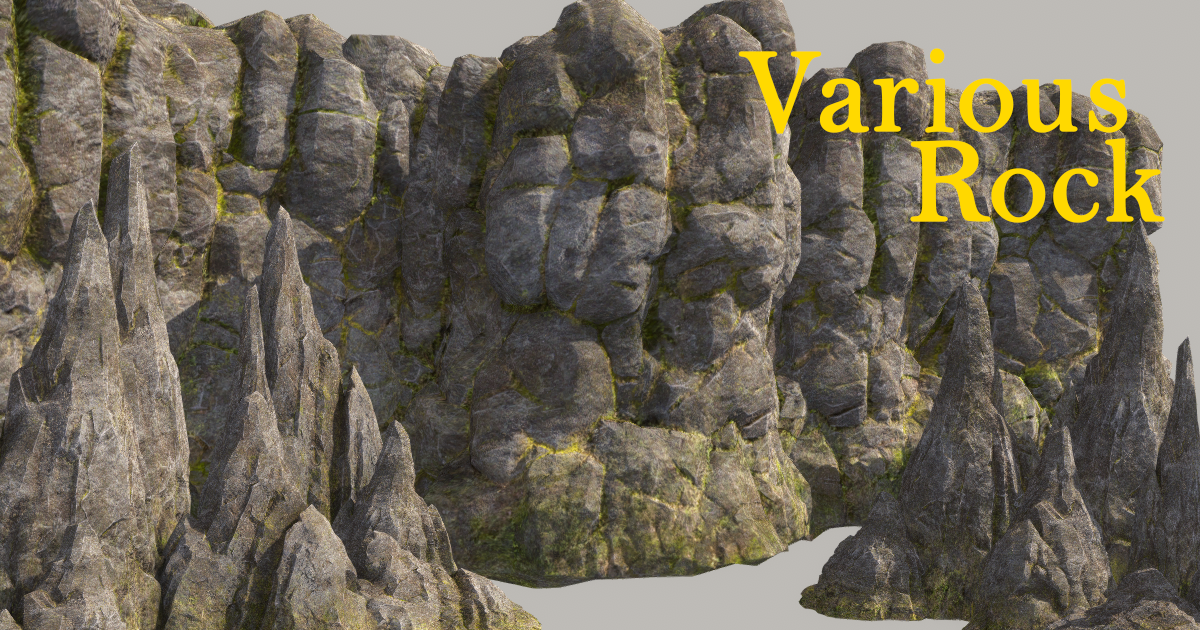 3D Various Rocks Package | 3D Landscapes | Unity Asset Store