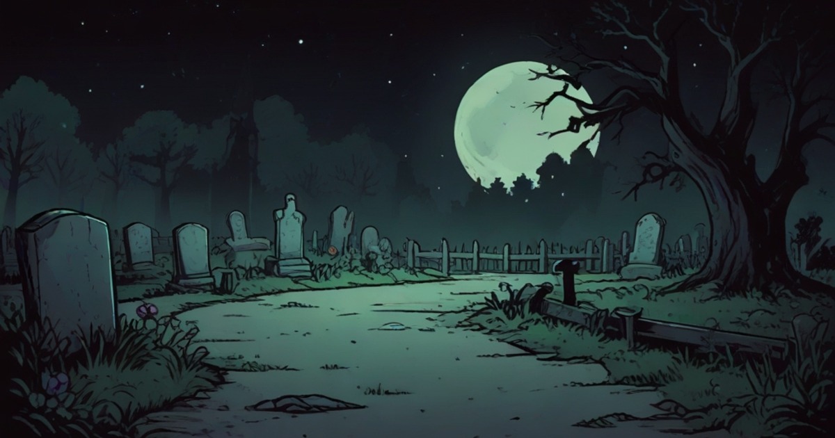2D Comic Cemetery Background-T | 2D 주변환경 | Unity Asset Store
