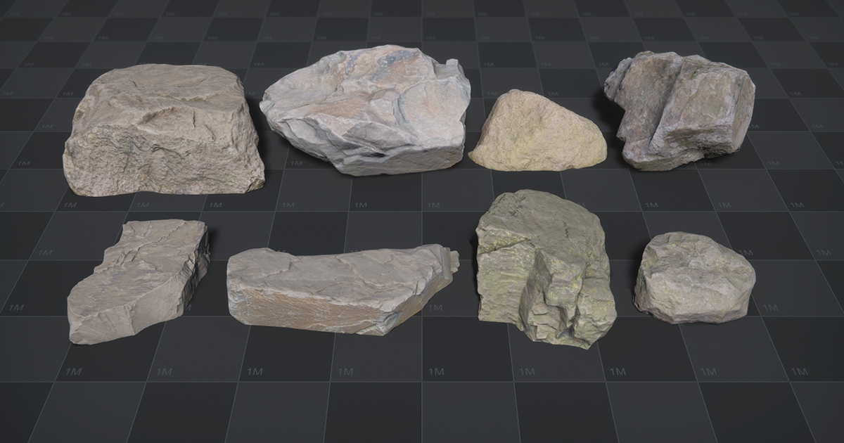 Photoscans: Rocks Volume 02 | 3D Landscapes | Unity Asset Store