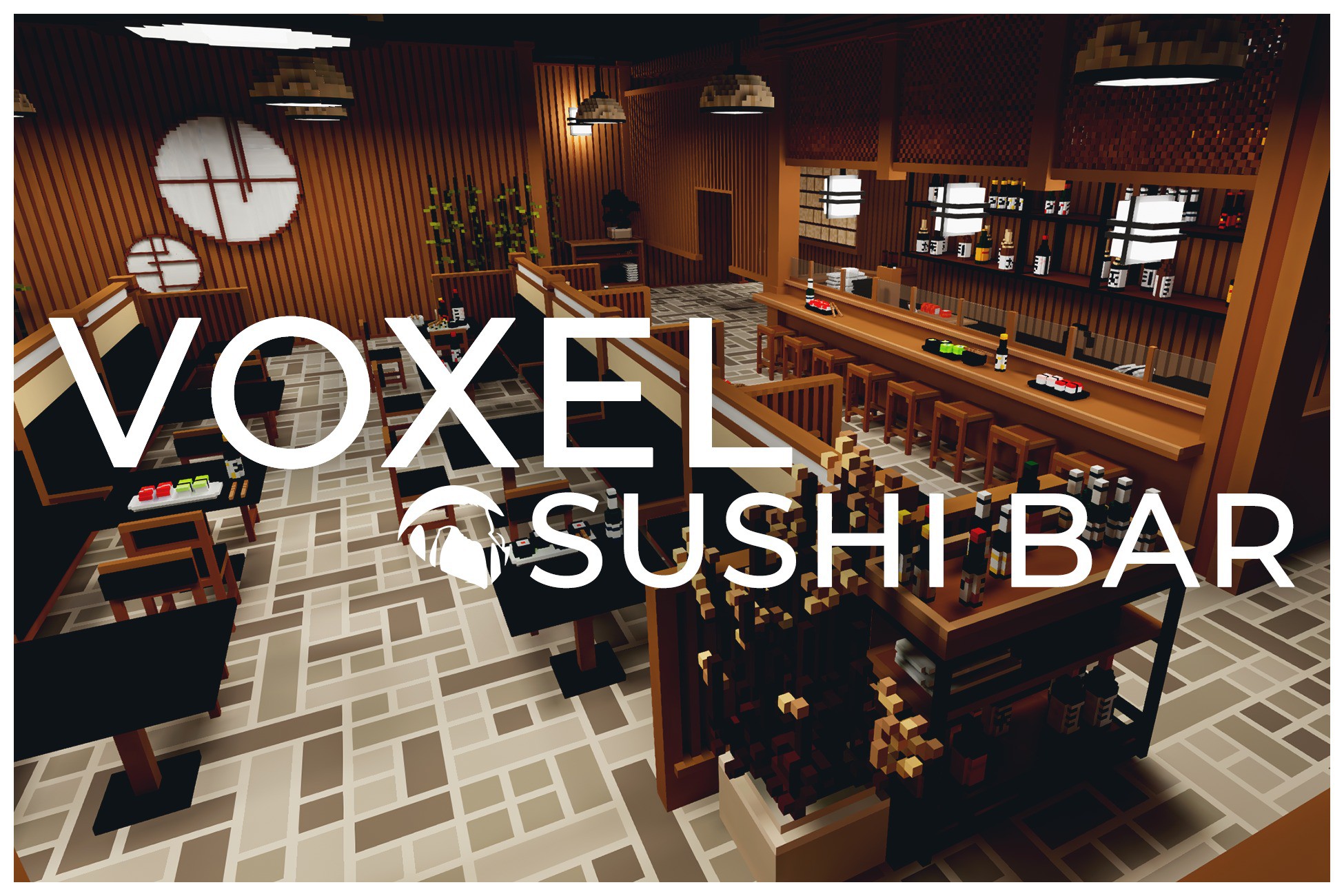 Voxel - Sushi Bar | 3D Interior | Unity Asset Store
