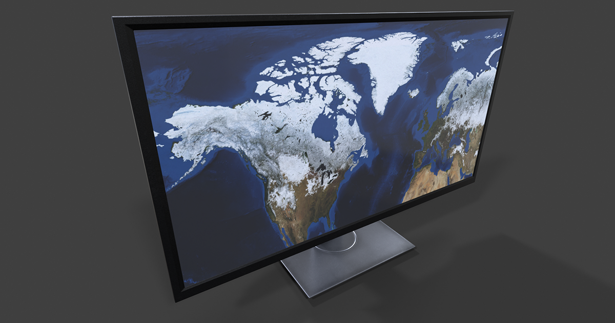 Monitor V01 | 3D Electronics | Unity Asset Store