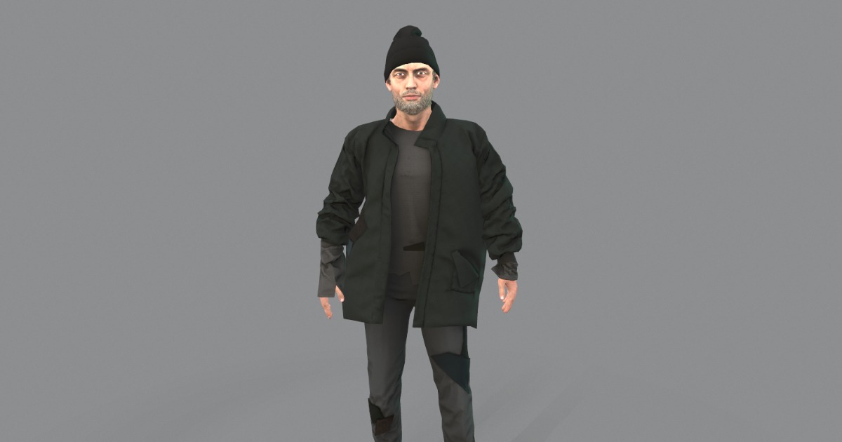NPC_Homeless_Man | Characters | Unity Asset Store