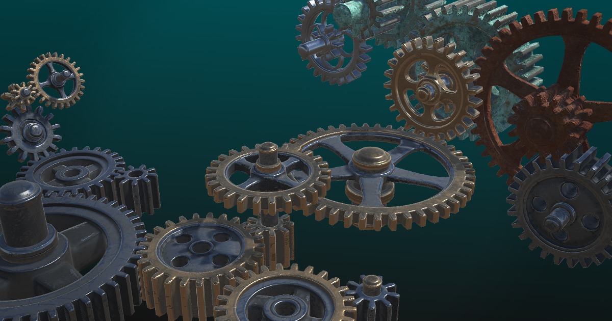 Gear System | 3D Props | Unity Asset Store