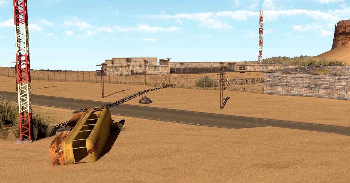 3D Model-Desert Dune & Ruin-Low Poly-2021 | 3D 历史建筑 | Unity Asset Store