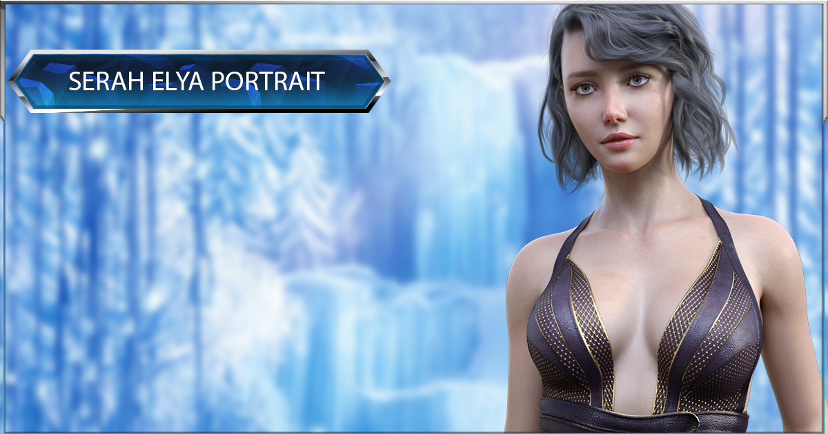 Serah Elya - portrait 4K | 2D 캐릭터 | Unity Asset Store