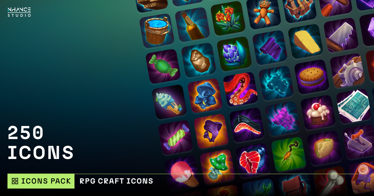 RPG Craft Icons Pack | 2D Icons | Unity Asset Store