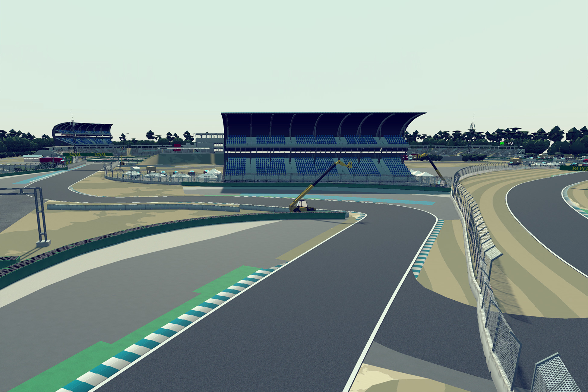 Cartoon Race Track Hockenheim | 3D Roadways | Unity Asset Store