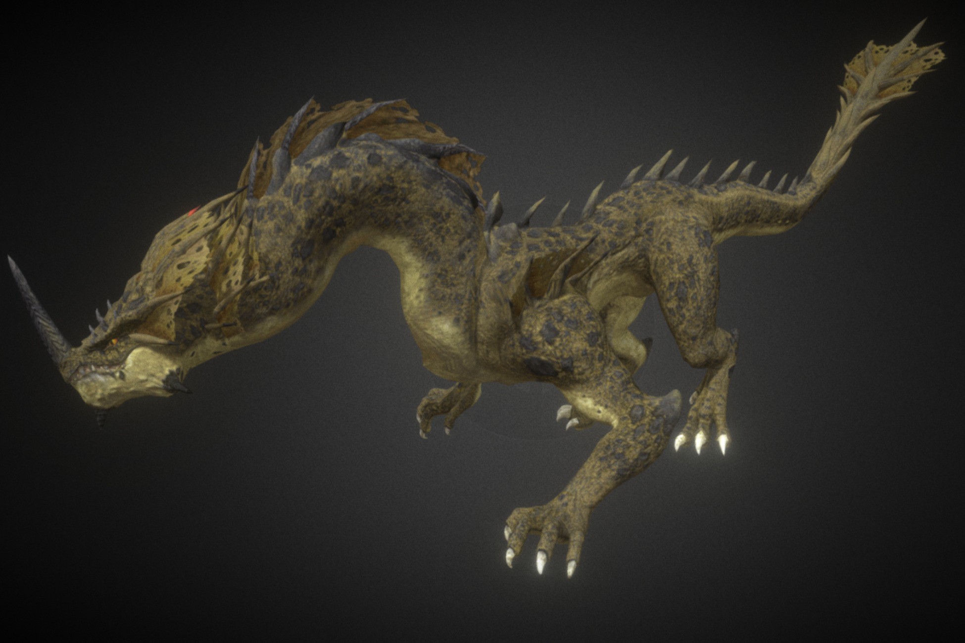 Great Draco Thunder | 3D Creatures | Unity Asset Store