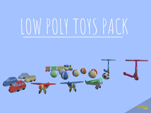 Low Poly Toys Pack | 3D 소품 | Unity Asset Store