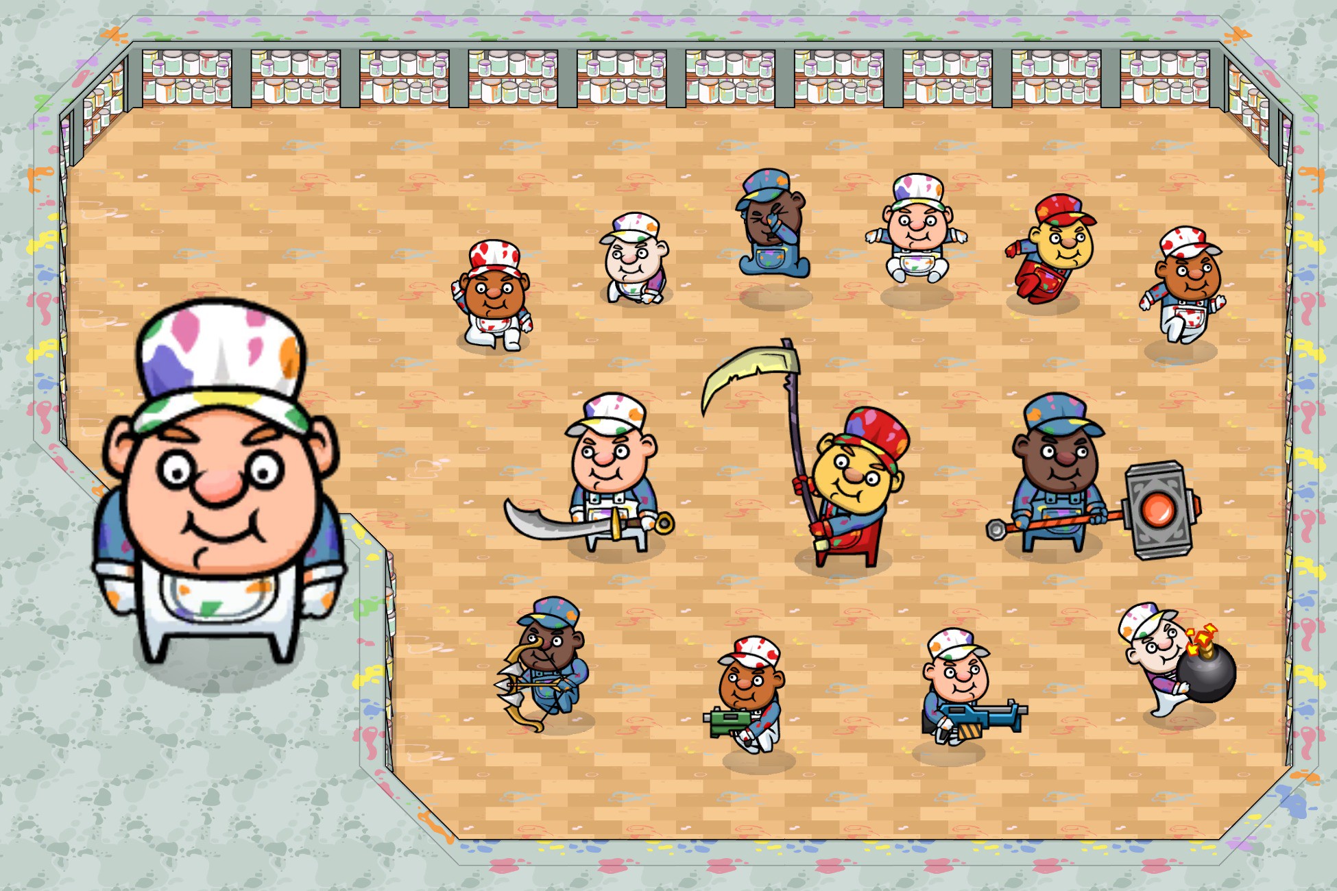 2D Character - Painter | 2D Characters | Unity Asset Store