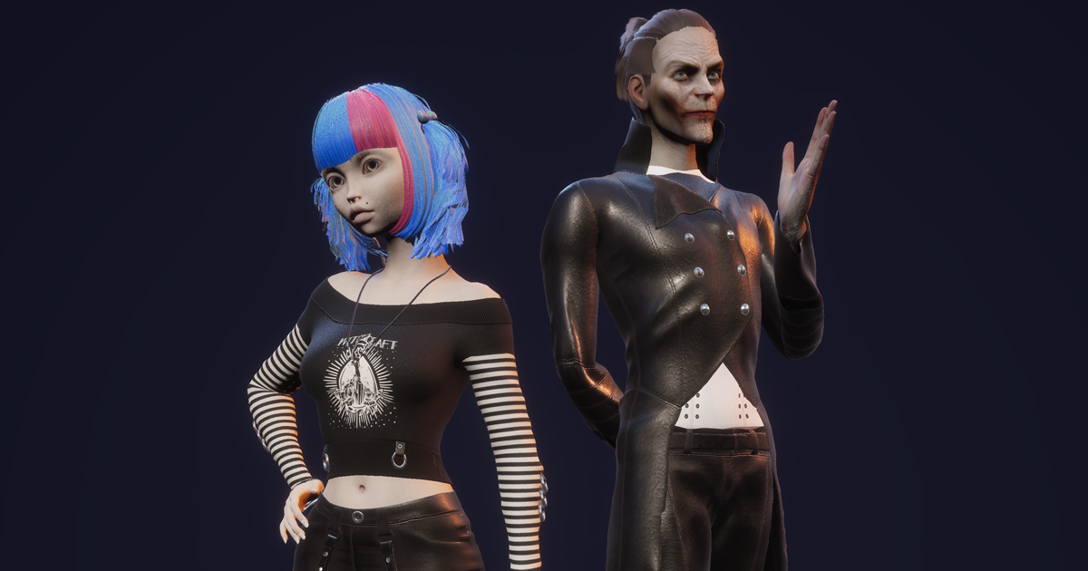 Gothic Bundle Three from Tafi | 3D Clothing | Unity Asset Store