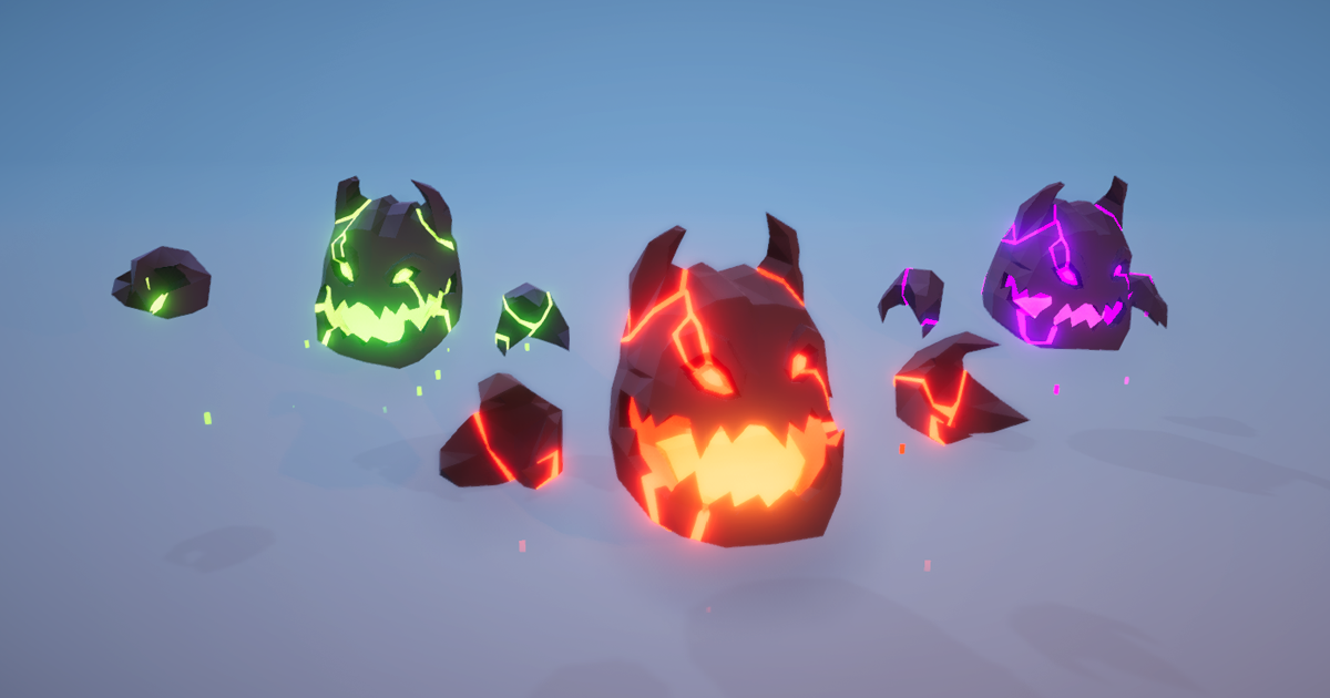 Polygonal - Magma | 3D Creatures | Unity Asset Store