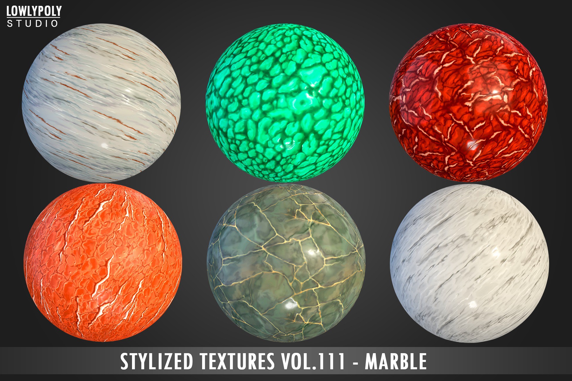 Stylized Marble Vol.111 - Stylized Textures | 2D 石 | Unity Asset Store