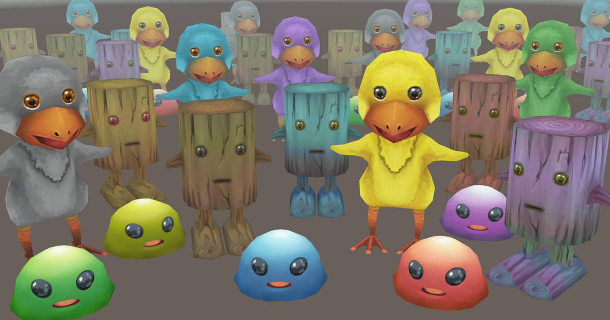 Basic monster set_v.01 | 3D Creatures | Unity Asset Store