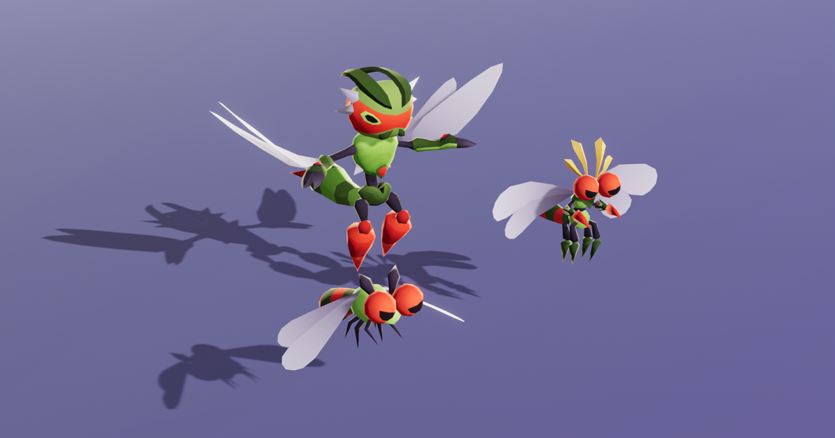 Dragonfly Darner Swift Evolution Pack Cute Series | Characters | Unity ...