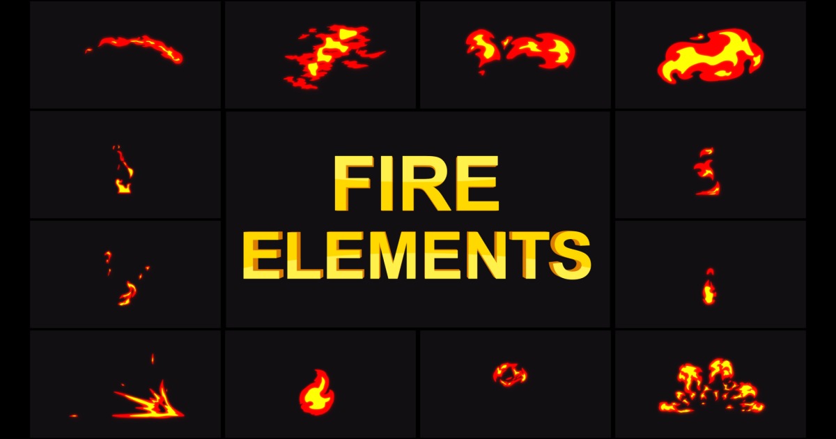 2D Fire Elements Pack | VFX | Unity Asset Store