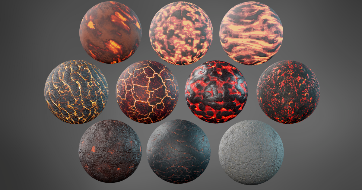 Lava Material | 2D Nature | Unity Asset Store
